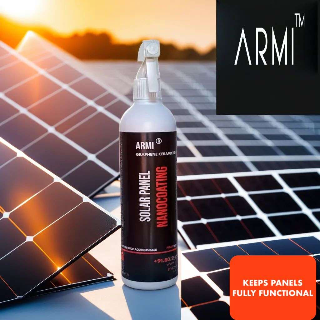 Solar panel cleaning solution (Nano Coating) | Arminano